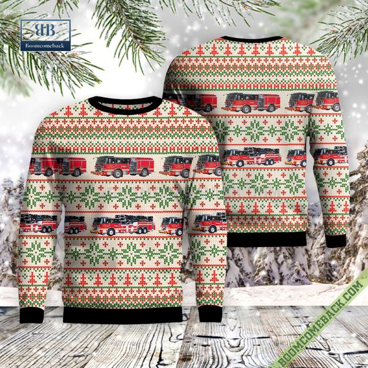 South Carolina, Charleston Fire Department Ugly Christmas Sweater ...