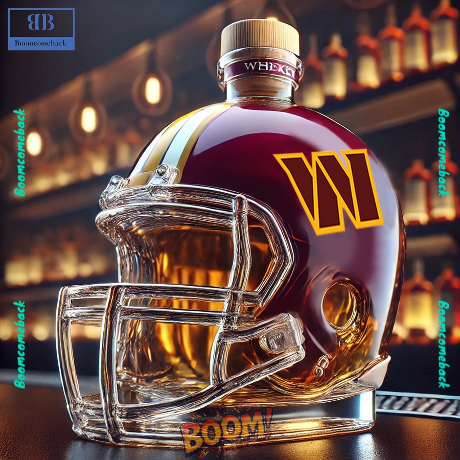 Washington Commanders Helmet Whiskey Bottle - Boomcomeback